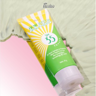 FANBO Acne Rescue Water Gel Sunscreen SPF 35 PA++++ | Shopee Malaysia