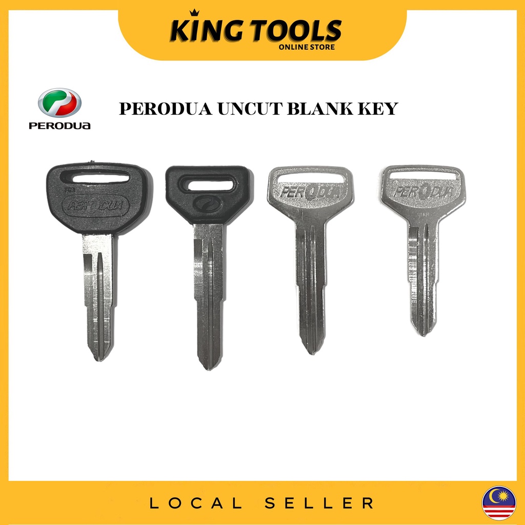 PERODUA Blank Key Uncut Key Anak Kunci Perodua Kancil / Kelisa ...