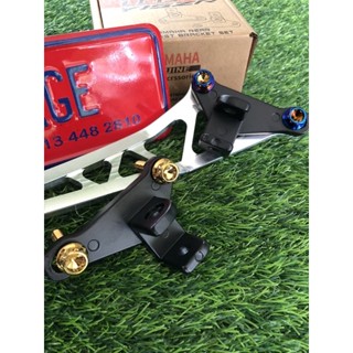 Combo set bracket footrest dan bracket ekzos yamaha Y15 Y16 cutting ...
