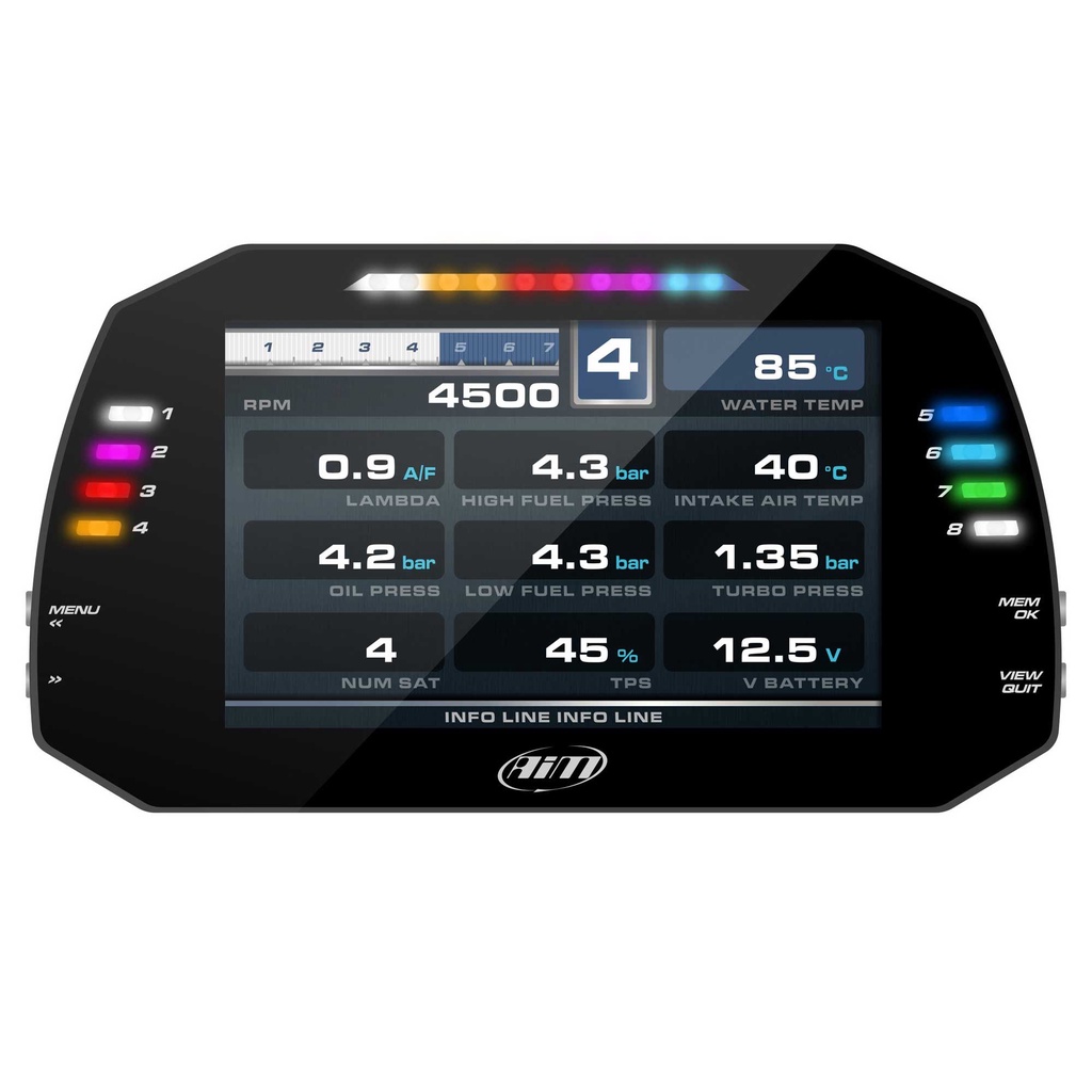 AIM MXG Strada Dash (7" Colour TFT Display) | Shopee Malaysia