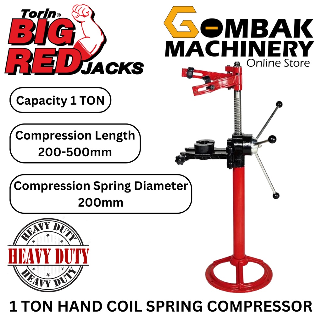TORIN BIG RED TRK1500-3 1 TON HAND COIL SPRING COMPRESSOR -Heavy Duty ...