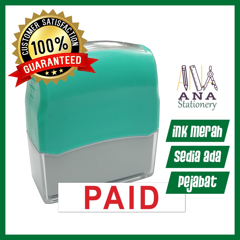 STAMP SEDIA ADA | READY STAMP ** BAHASA MELAYU (untuk Pejabat | For ...