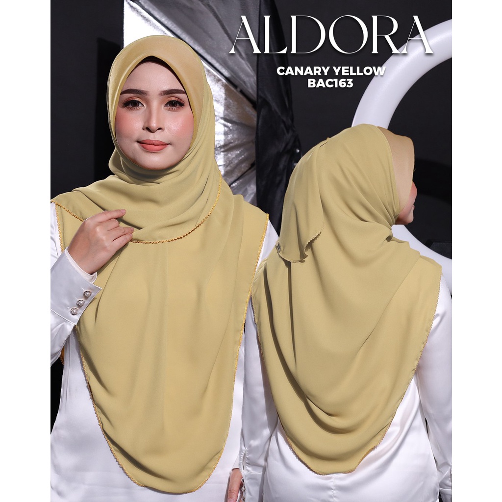 Hijabs by Hanami Tudung Bawal Aldora Curve Bidang 55 Tudung Plain ...
