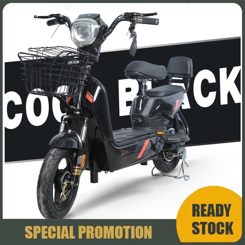 48V Electric Bicycle e Bike With Pedal Adult 2 Seater Electric Scooter ...