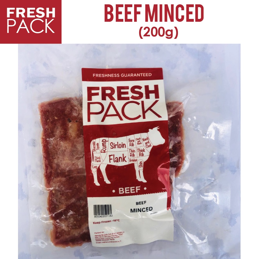 Daging Lembu Cincang/Beef Minced (200g) Fresh Pack | Shopee Malaysia