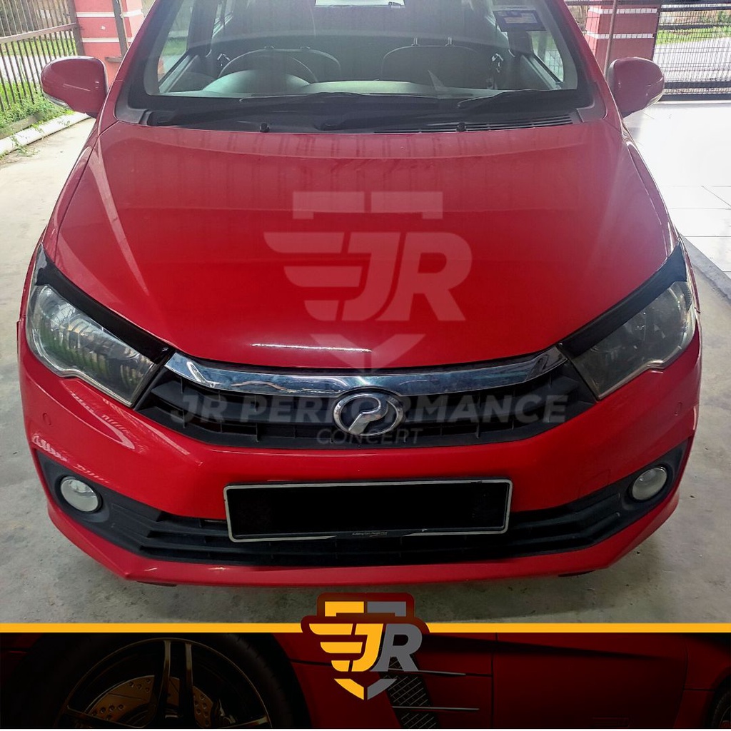 JR Custom Made 2D Eyebrow Eye Cover Eyelid Perodua Bezza Kening Lampu ...