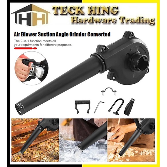 Angle Grinder Converted Into Blower Vacuum Cleaner Cordless Electric ...