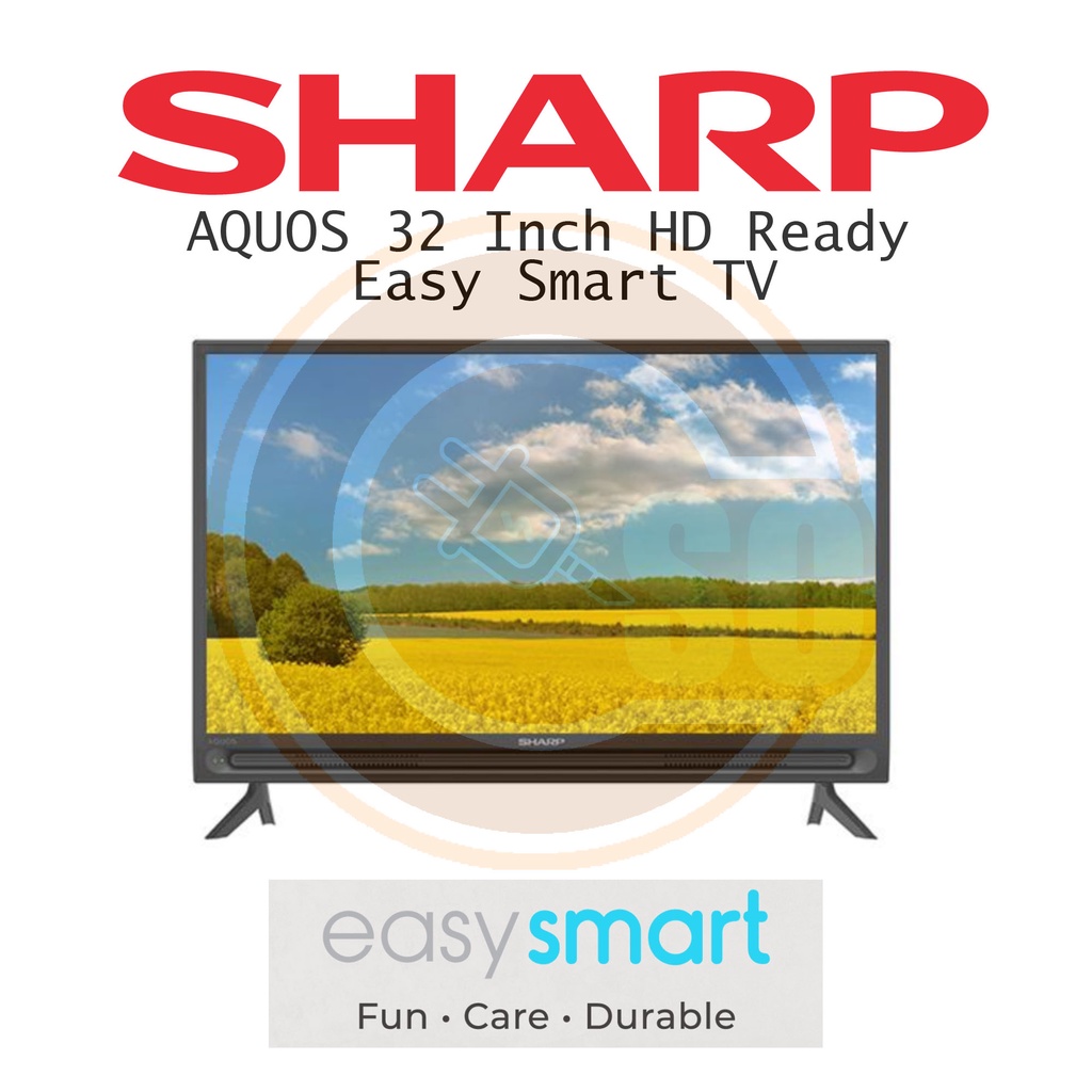 SHARP AQUOS 32" HD READY EASY SMART TV 2TC32DF1X | Shopee Malaysia