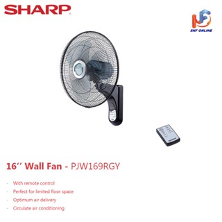 Sharp Wall Fan With Remote (16”) PJW169RGY | Shopee Malaysia
