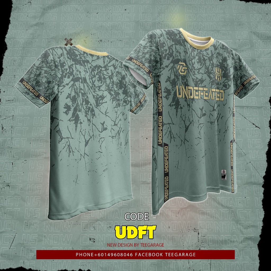 UNDEFEATED JERSEY SUBLIMATION XS-6XL | Shopee Malaysia