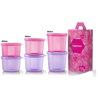 Tupperware Snack N All Gift Set (6) 450ml 550ml 650ml | Shopee Malaysia