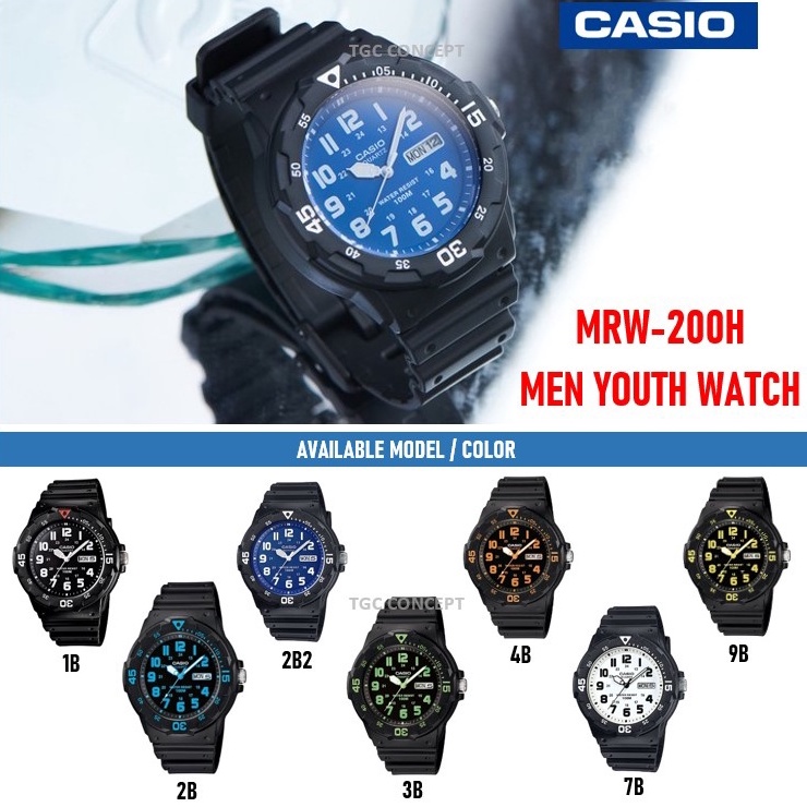 ORIGINAL CASIO STANDARD MRW-200H-2B MRW-200H-2B2 MRW-200H-3B MRW-200H ...