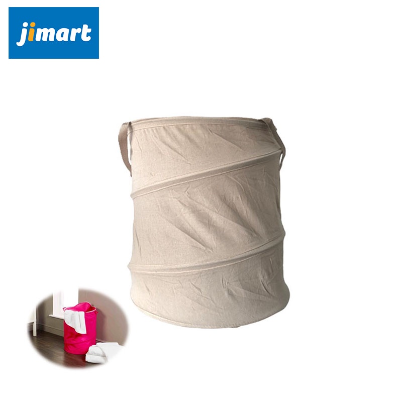 Jimart Linen Laundry Basket Cloth Fold Bag Storage Clothes / Beg Dobi ...