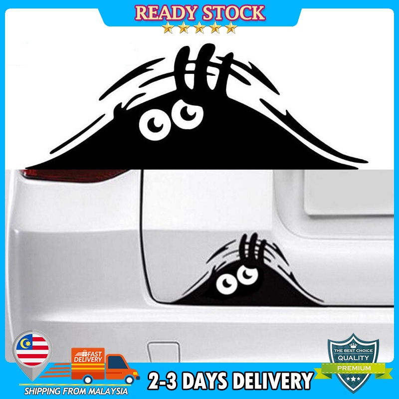 Funny Peeking Monster Auto stickers Car Suitable for MYVI AXIA ALZA ...