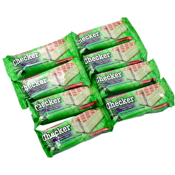 Apollo Checker - Pandan Flavoured Layer Cake 18g | Shopee Malaysia