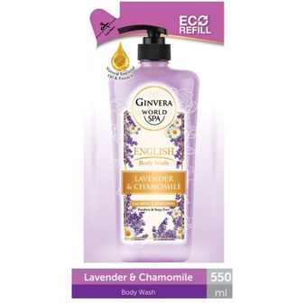 Ginvera World Spa Body Wash Lavender & Chamomile Refill 550ml | Shopee ...