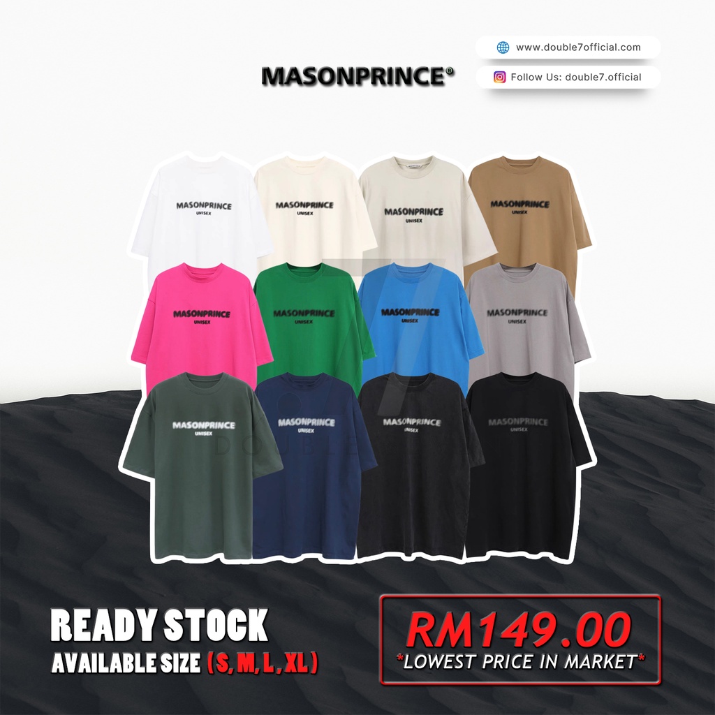 Mason Prince Classic Logo Streetwear Unisex Tee (Hot Selling) | Shopee ...