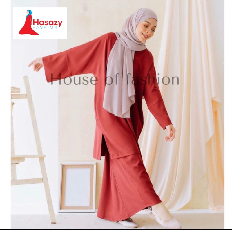 MUSLIMAH SUIT viral BAJU LABUH DAN SELUAR | Shopee Malaysia