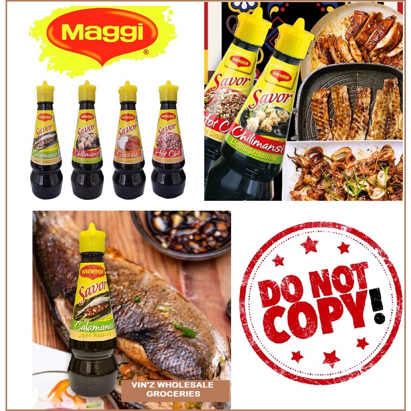 Maggi Savor Classic Calamansi Chili Mansi Hot Chili Liquid Seasoning ...