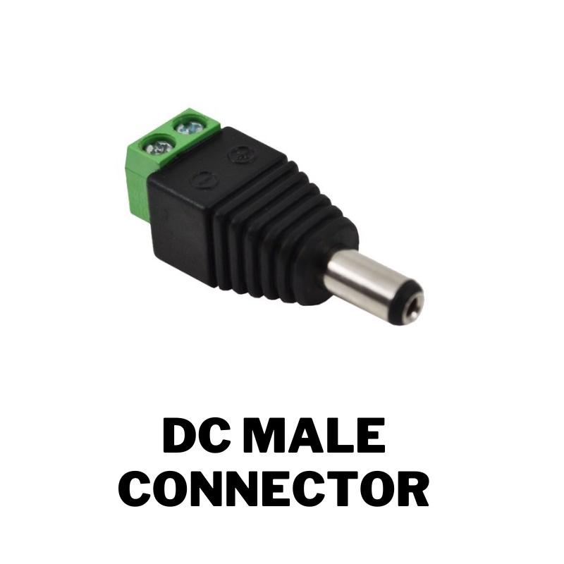 DAHUA Analog Connector DC Jack/DC Power Male Connector Adapter Plug ...