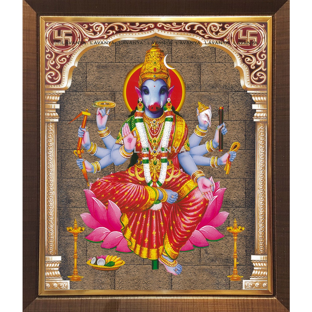 Varahi Amman Digital Photo with Lamination and Frame (L560A) | Shopee ...