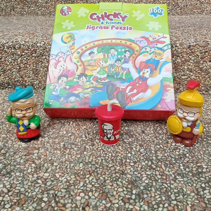 Kfc chicky and friends jigsaw puzzle & kfc collection | Shopee Malaysia