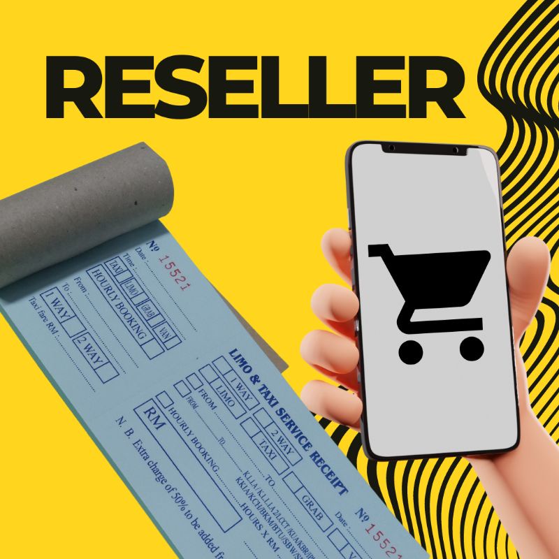 Reseller 10 Buku Resit Servis untuk Van, Taxi, Grab, Limo (1 way & 2 ...