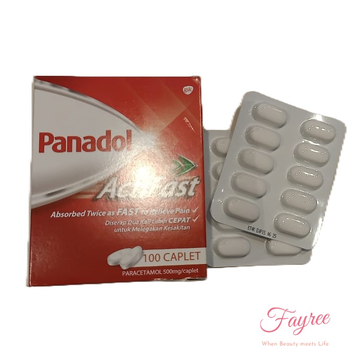 Panadol Actifast 500mg Tablet 10s (1 strip) | Shopee Malaysia