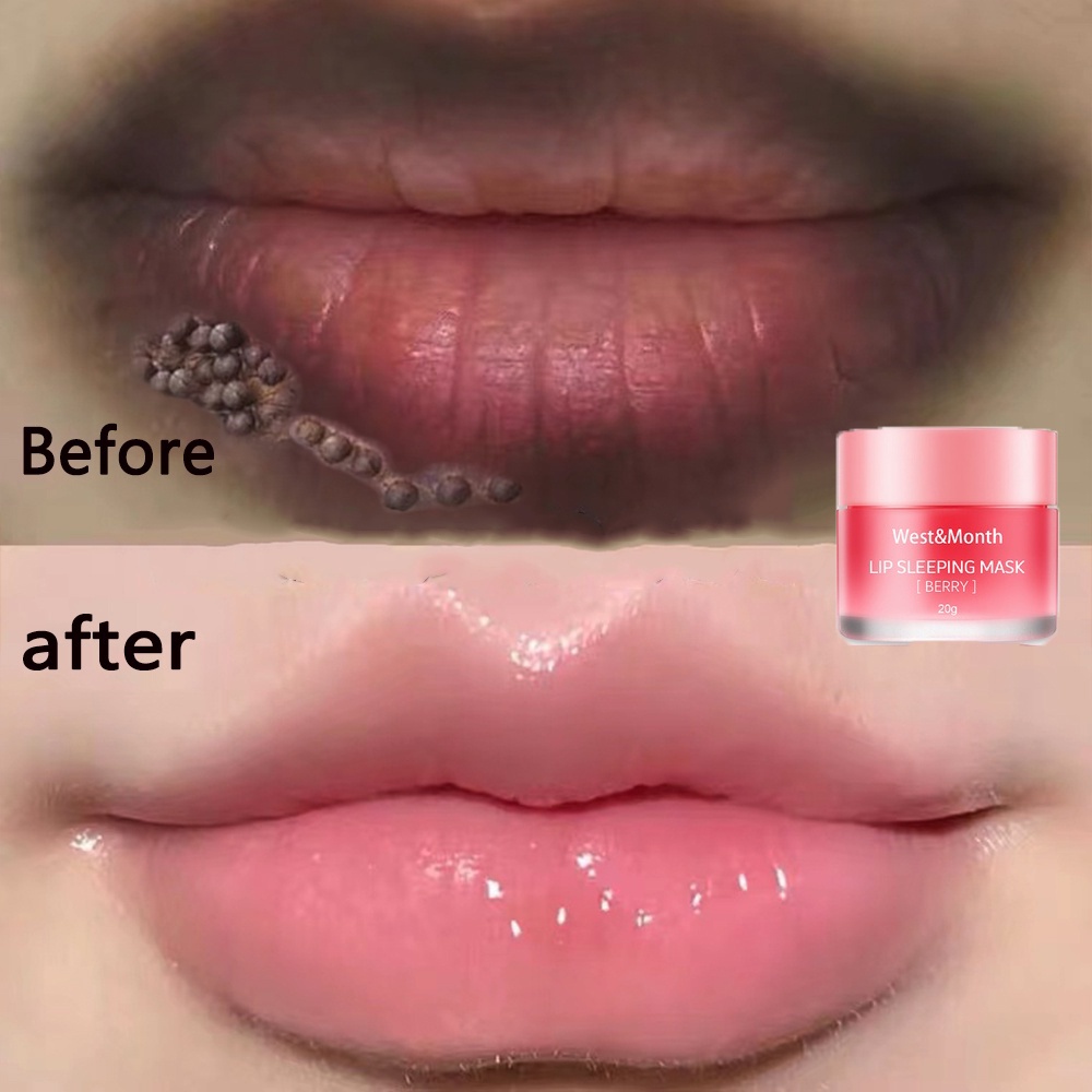 Lip Sleeping Mask Lip Mask Moisture Mask Night Sleep Moistened Lip Balm ...