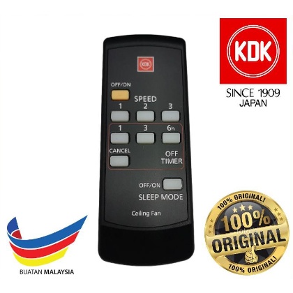 KDK Ceiling Fan Original Remote Control KDK K14X2/K14X5 | Shopee Malaysia
