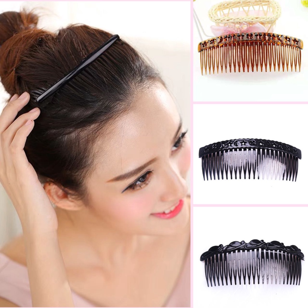 Fashion Teeth Fancy Plastic Wire Hair Clip Combs / Sikat Sepit Rambut ...