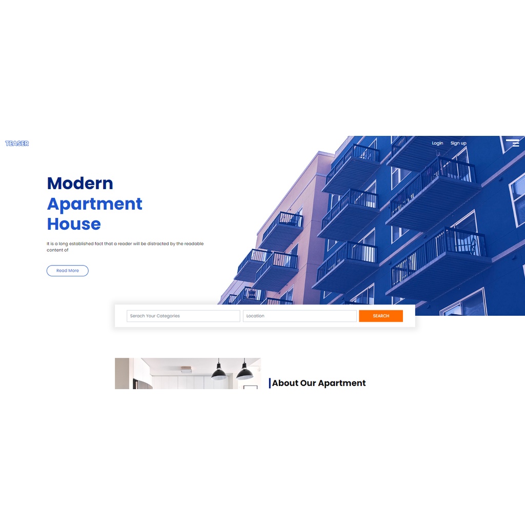 HTML/CSS Apartment House Display Template | Shopee Malaysia