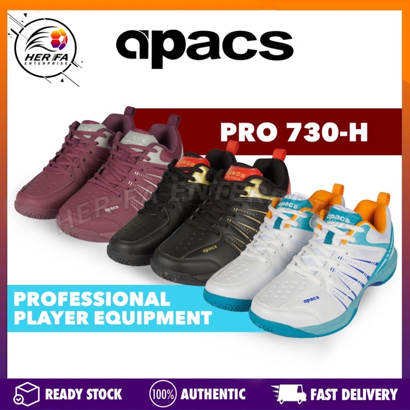 APACS PRO 730-H Badminton Shoes On Court Professional Player Equipment ...
