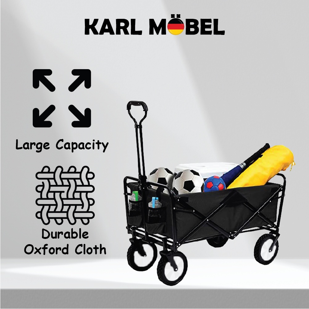 Trolley Wagon Camping trolley portable Outdoor Foldable folding ...