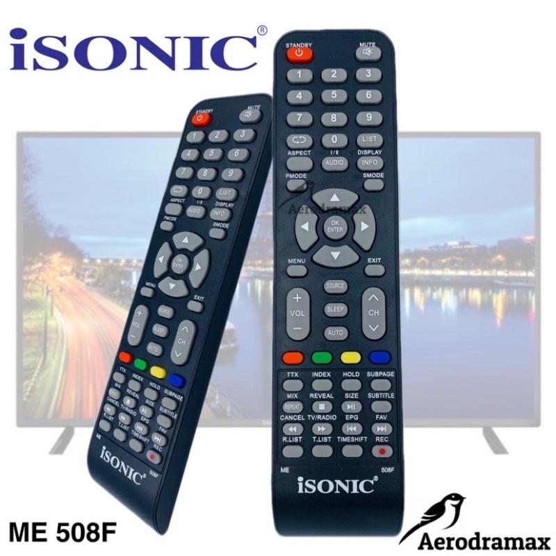 ISONIC LED TV REMOTE CONTROL ME 508F (ORIGINAL) | Shopee Malaysia