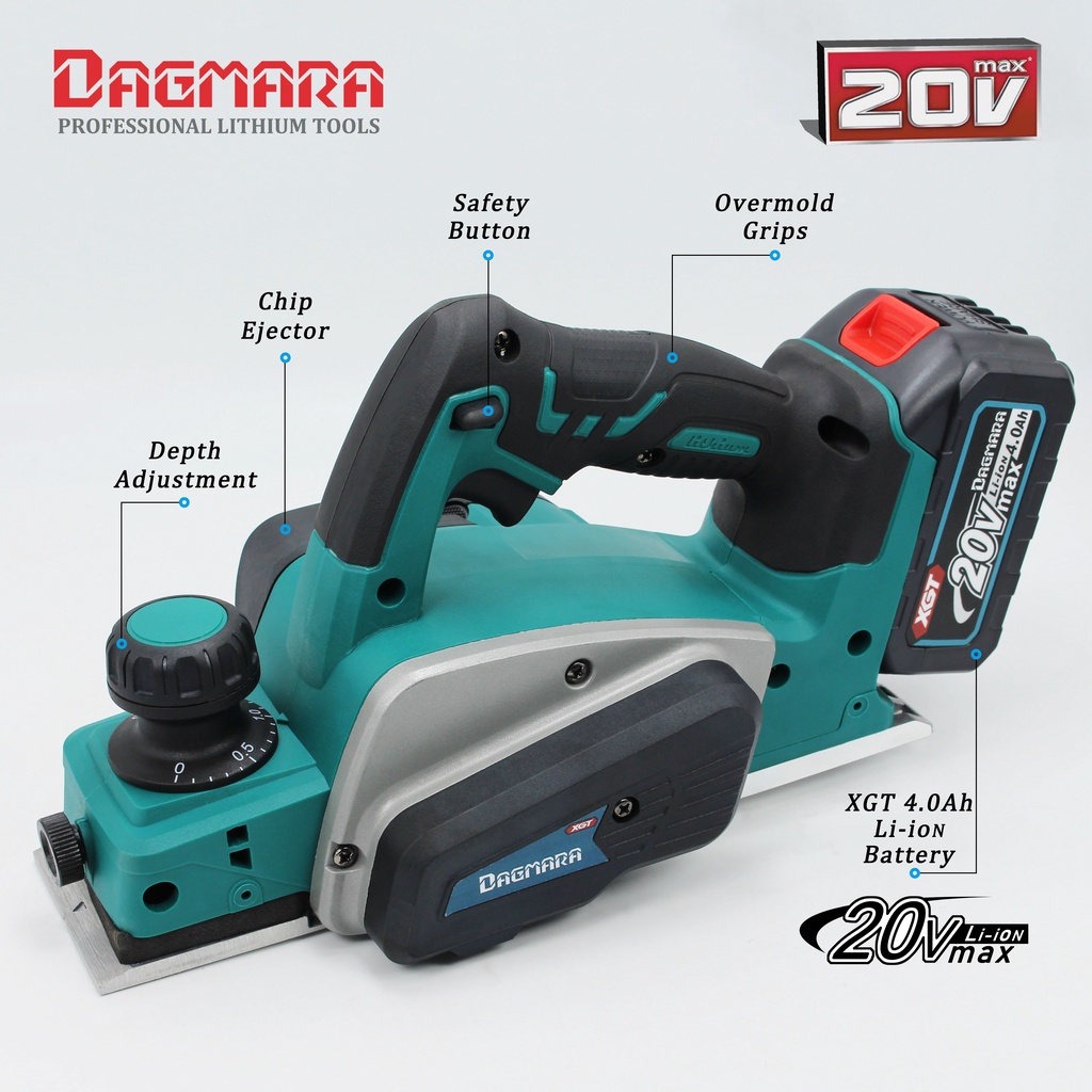 Dagmara Cordless Planer 20V-LI MAX PROFESSIONAL Cordless Planer 20V ...
