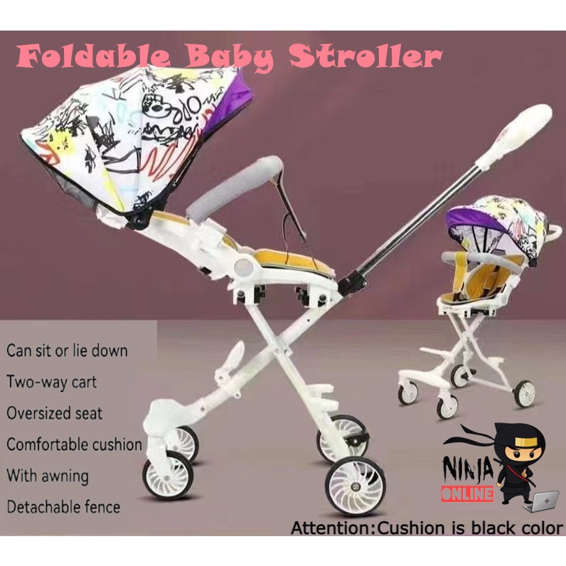 Ready Stock Two Way Facing Stroller Magic Stroller folding stroller ...