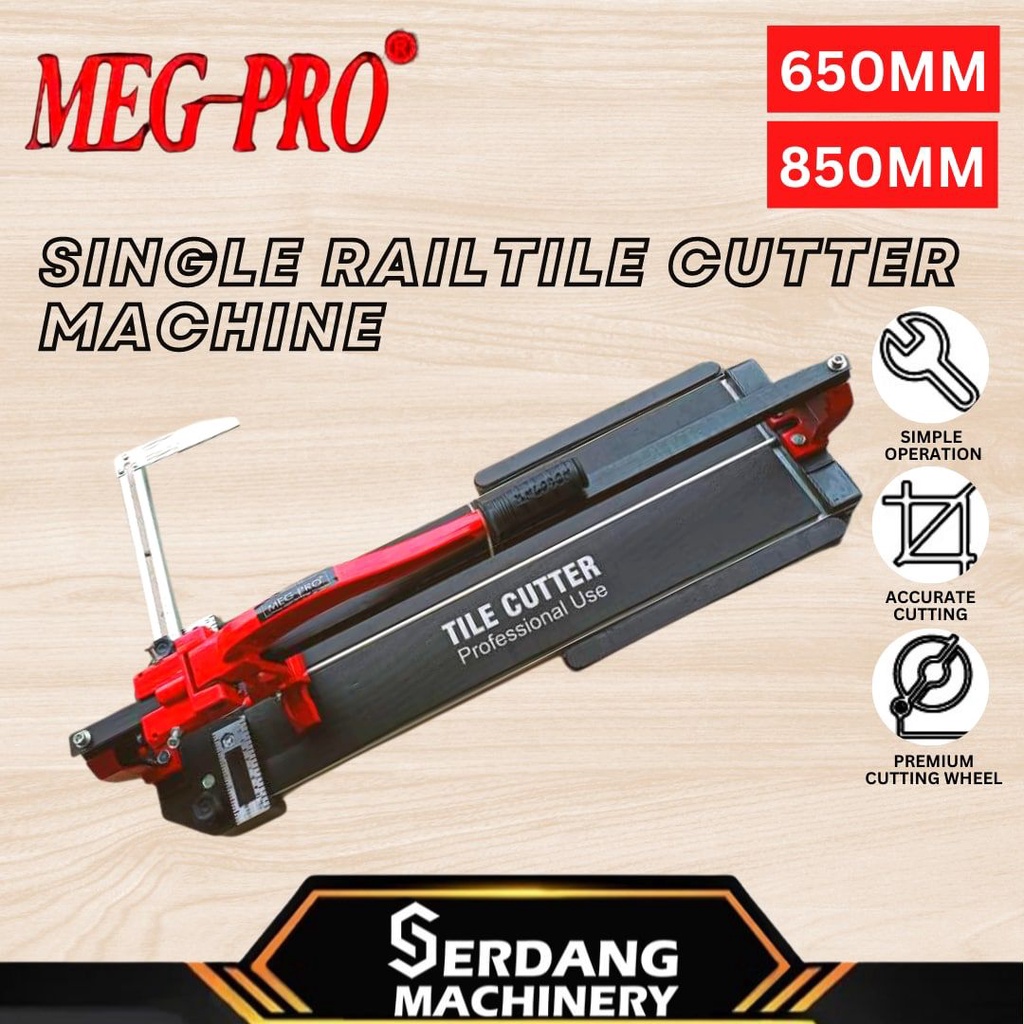 **READY STOCK** MEG PRO SINGLE RAIL TILE CUTTER WITH LASER GUIDE ...