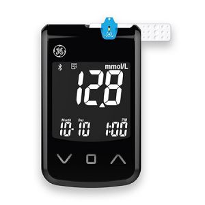GE MAX PLUS BLOOD GLUCOSE MONITORING SYSTEM STARTER PACK + STRIP 25S X ...