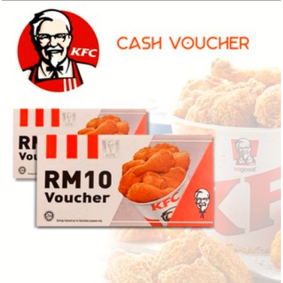 KFC Cash Voucher RM 10 - Physical Voucher | Shopee Malaysia