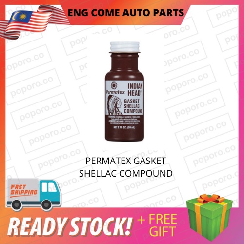 PERMATEX GASKET SHELLAC COMPOUND (59ML) (INDIAN HEAD) | Shopee Malaysia