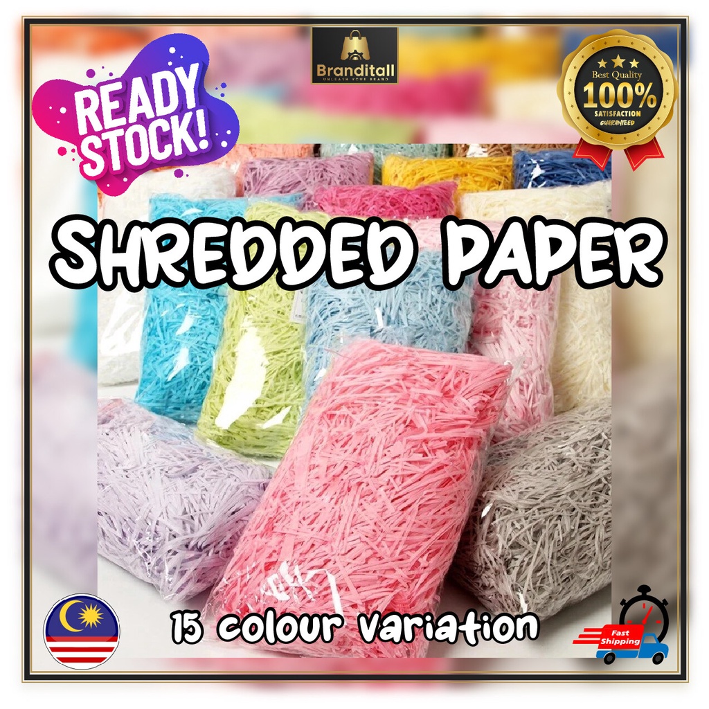 Shredded Paper Cebisan Kertas Hiasan Hantaran Kenduri Colourful Shreded ...