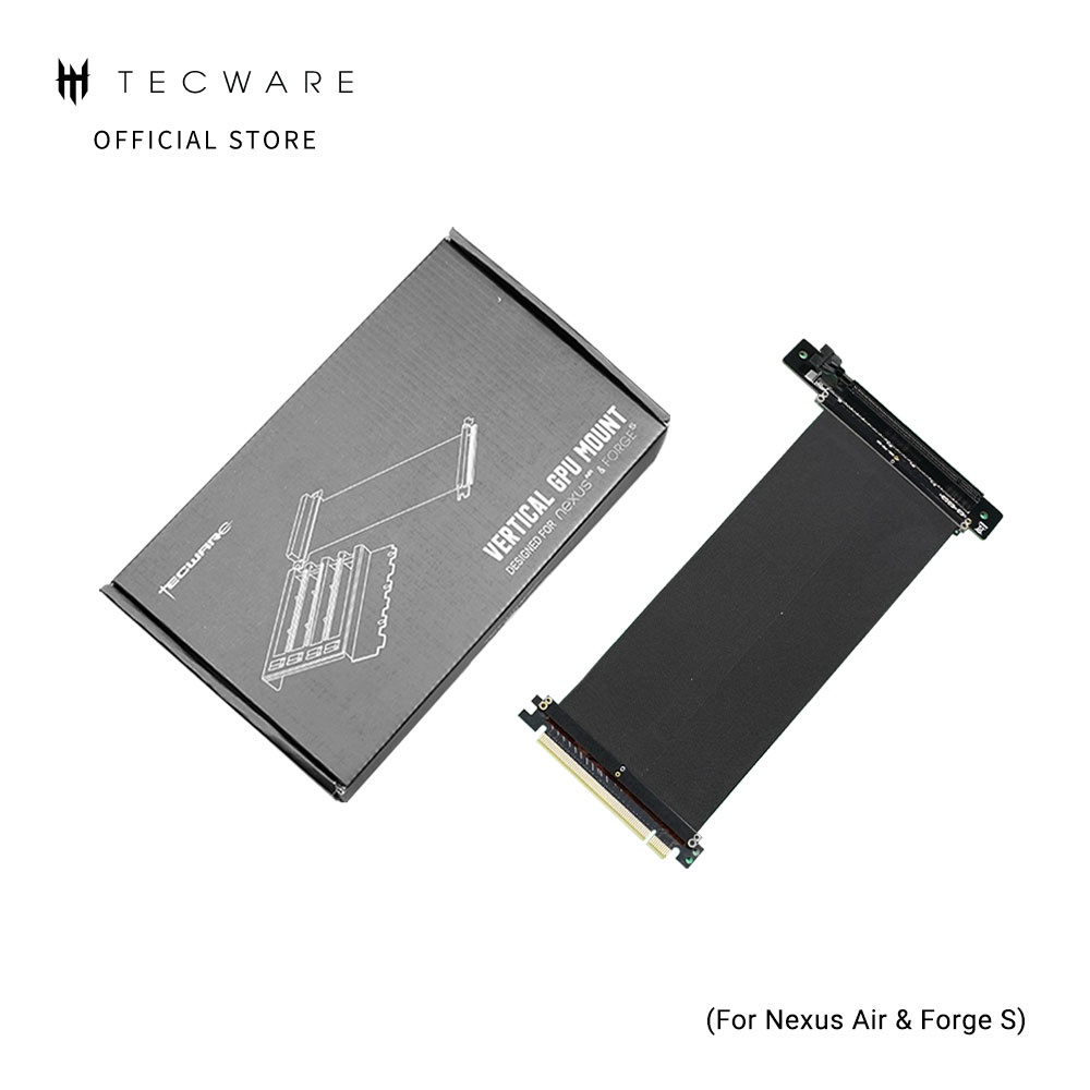 Tecware Vertical GPU Mount PCIE GEN3.0 Riser (For NEXUS Air & FORGE S ...