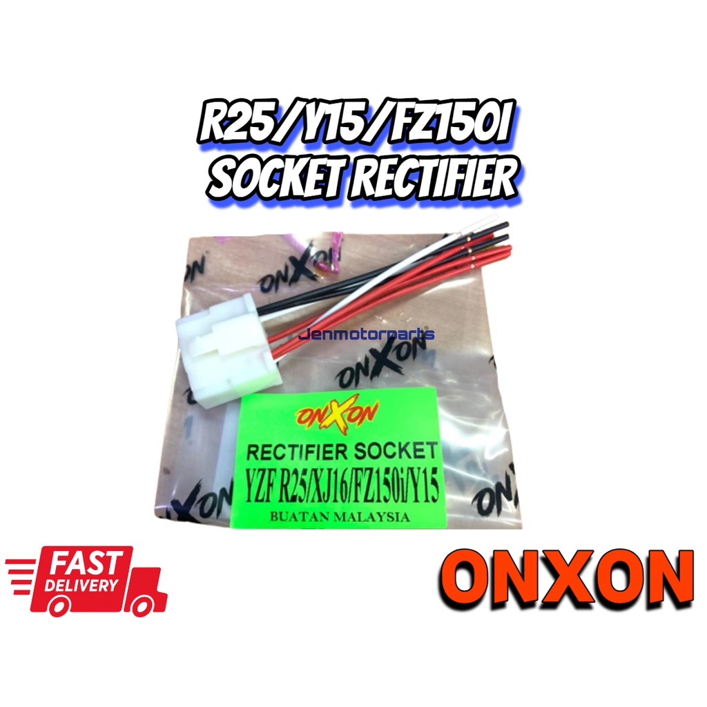 XJ6 FZ150I Y15 R25 SOCKET RECTIFIER SOKET KATAP | Shopee Malaysia
