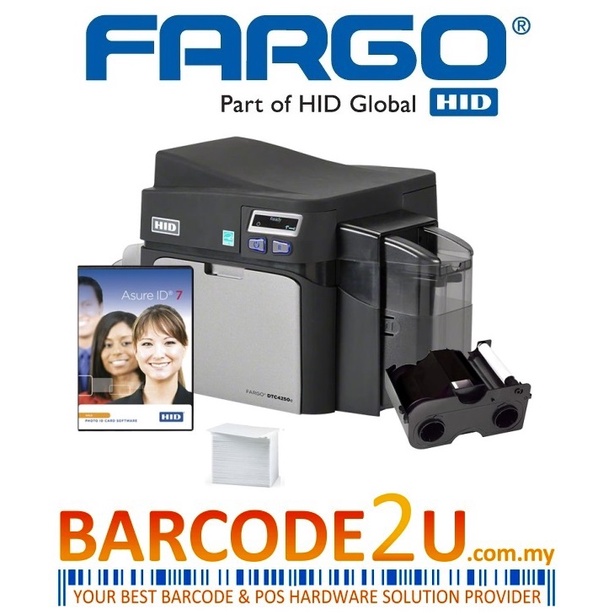 Fargo DTC4250e Single-Sided ID Card Printer | Shopee Malaysia