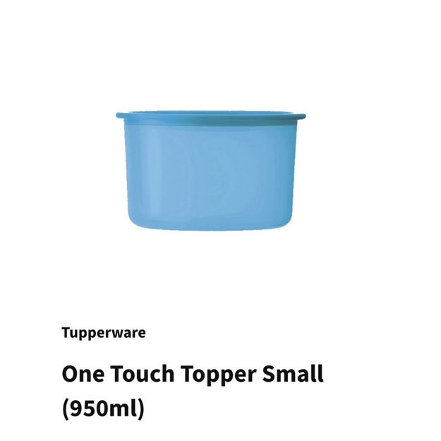 Tupperware One Touch Topper Small (1biji) 950ml | Shopee Malaysia