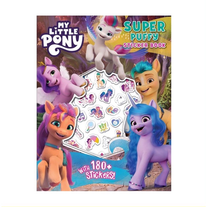 My Little Pony Super Puffy Sticker Activity Book (210+ Stickers ...