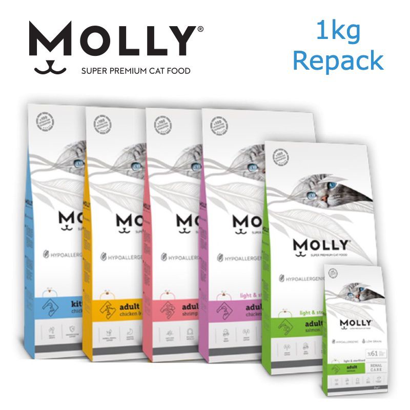 MOLLY CAT FOOD ORIGINAL (REPACK 2KG) | Shopee Malaysia