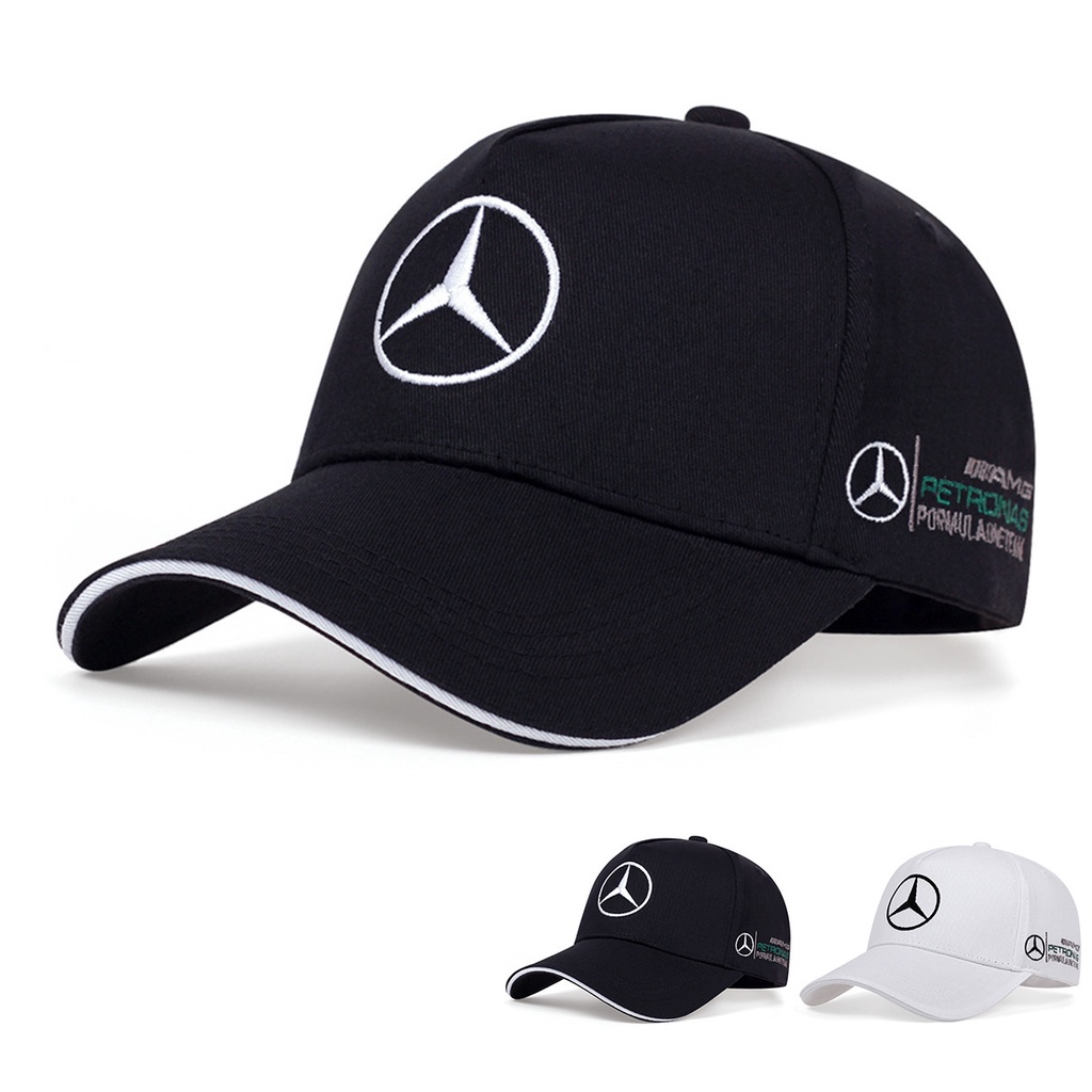 F1 Mercedes-Benz AMG team theme racing hat baseball curved brim sun ...