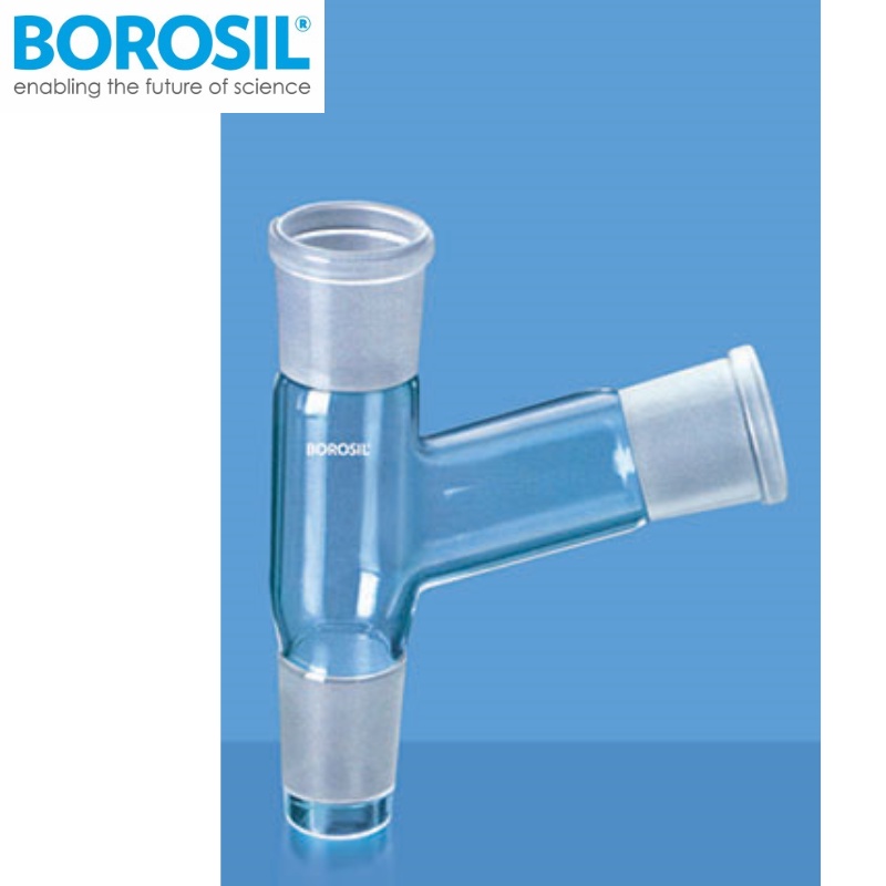 BOROSIL Adapter Multiple with Two Necks, Socket & cone joint size 19/26 ...